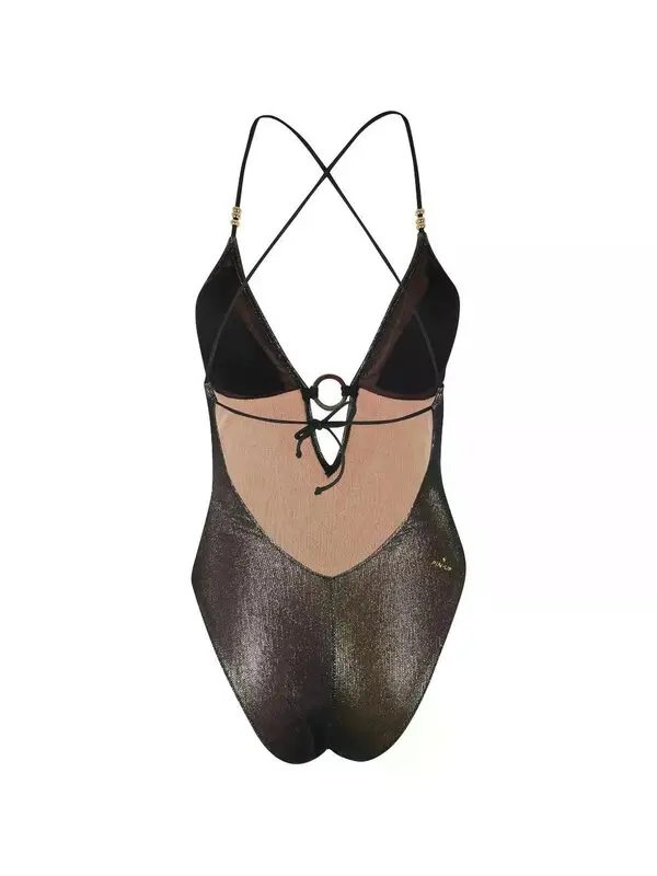 PIN-UP STARS Lamé Tulle Swimsuit