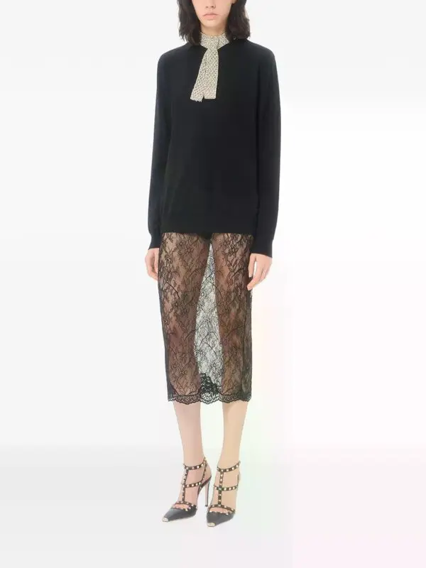 Valentino Garavani Embroidered Wool Sweater