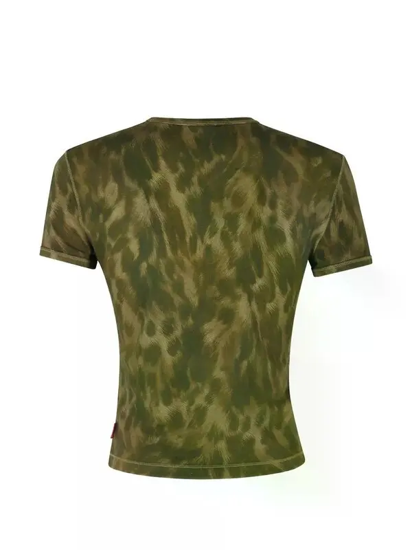 DIESEL® T Anima Animal-print T-shirt - Green