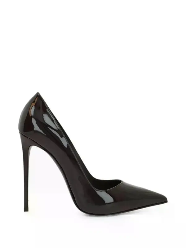 LE SILLA Bella Pointed-toe Patent Pumps - Brown