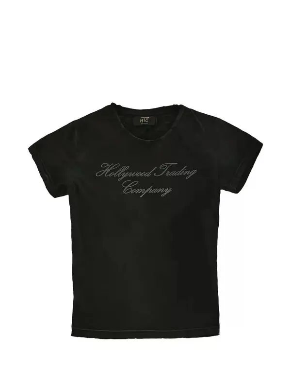 HTC LOS ANGELES Hollywood Trading Company Slim Fit Logo T-shirt - Black