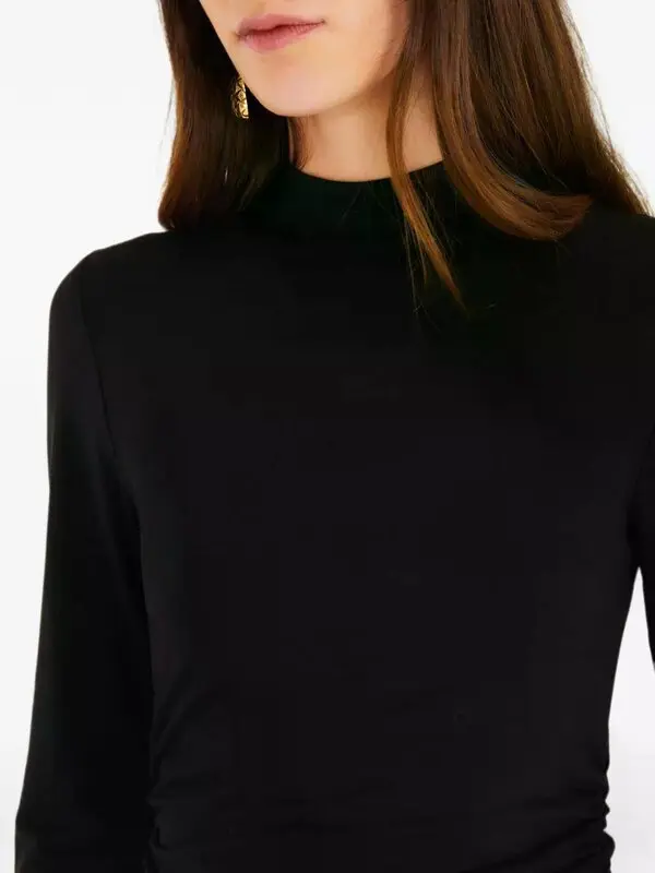 Farm Rio High-neck Ruched Top
