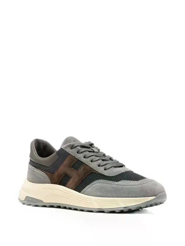 Hogan Logo-patch Panelled Sneakers