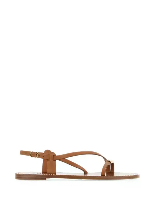 Chloé Matilda Leather Sandals - Brown