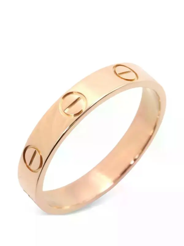 Cartier 18k Rose Gold Love Ring - Pink