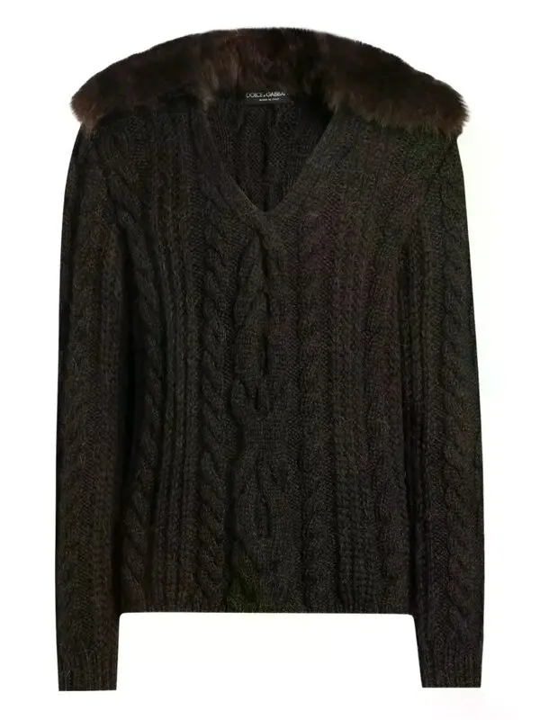 Dolce & Gabbana Cable-knit Sweater