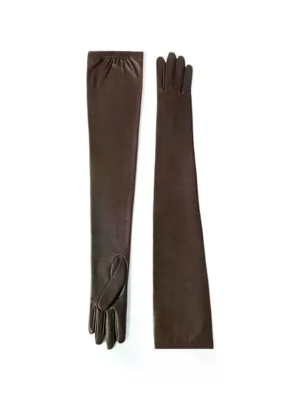Brunello Cucinelli Nappa Leather Long Gloves