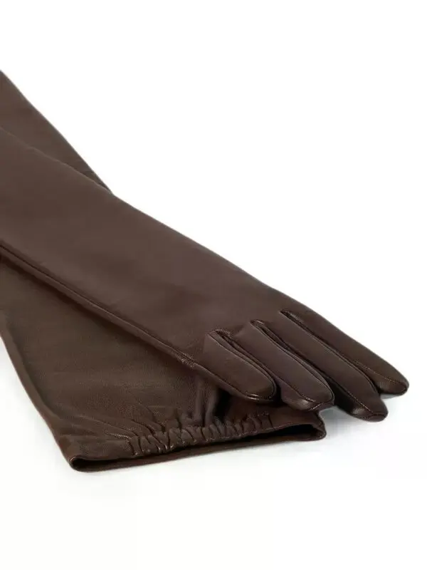 Brunello Cucinelli Nappa Leather Long Gloves