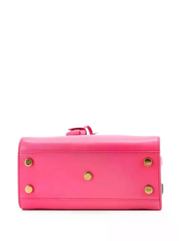 Saint Laurent Sac De Jour Leather Baby Tote Bag - Pink