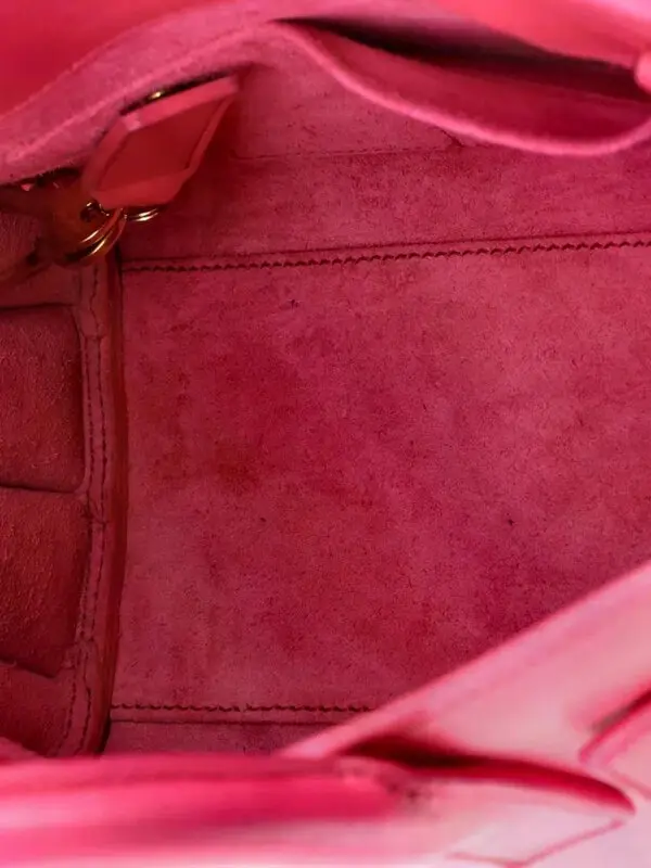 Saint Laurent Sac De Jour Leather Baby Tote Bag - Pink