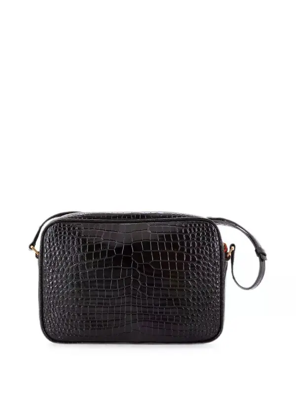 Saint Laurent Lou Camera Bag Crocodile Embossed Leather Small Crossbody Bag