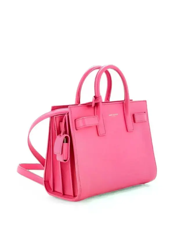 Saint Laurent Sac De Jour Bag Leather Nano Tote Bag