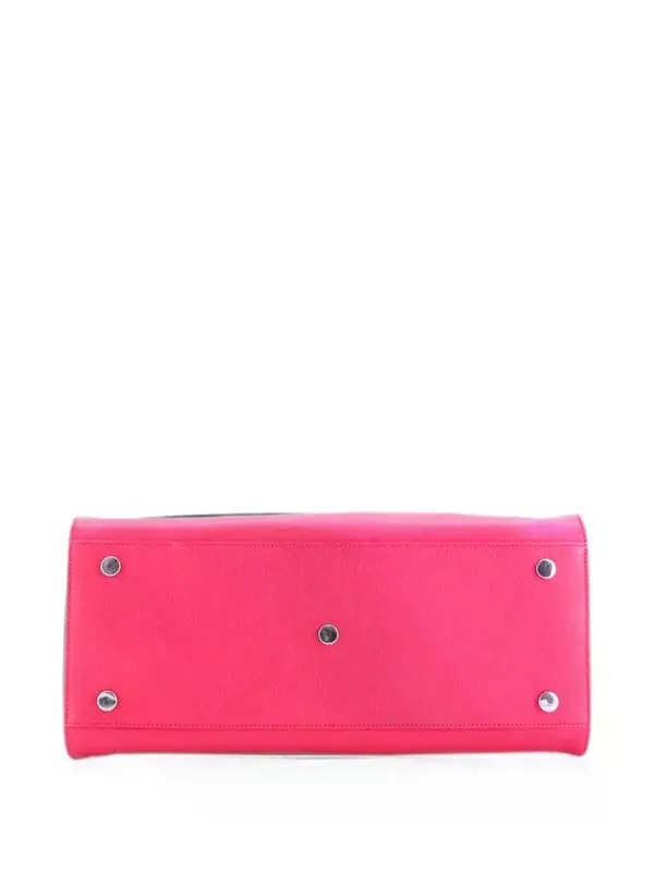 Saint Laurent Leather Satchel Bag - Pink