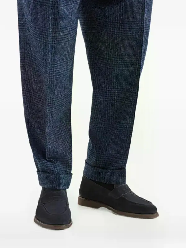 Brunello Cucinelli Suede Penny Loafers