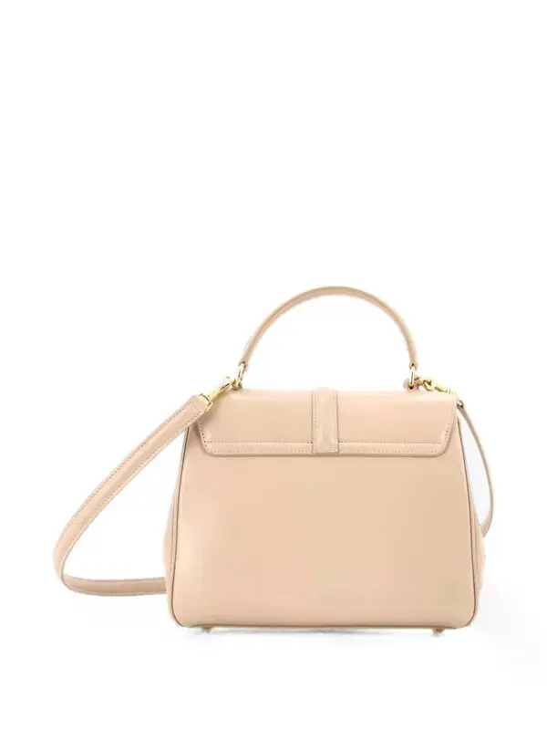 Celine 16 Top Handle Bag Smooth Calfskin Small Satchel - Neutrals