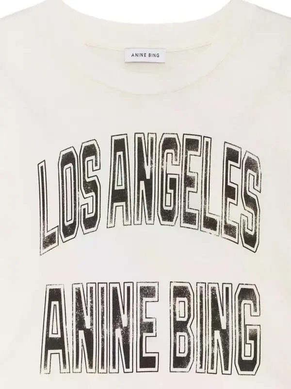 ANINE BING Johnny Cropped T-shirt