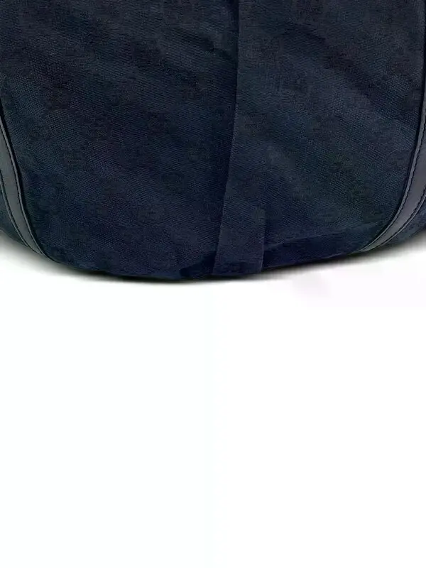 Gucci Canvas Gg Monogram Abbey Shoulder Bag - Black
