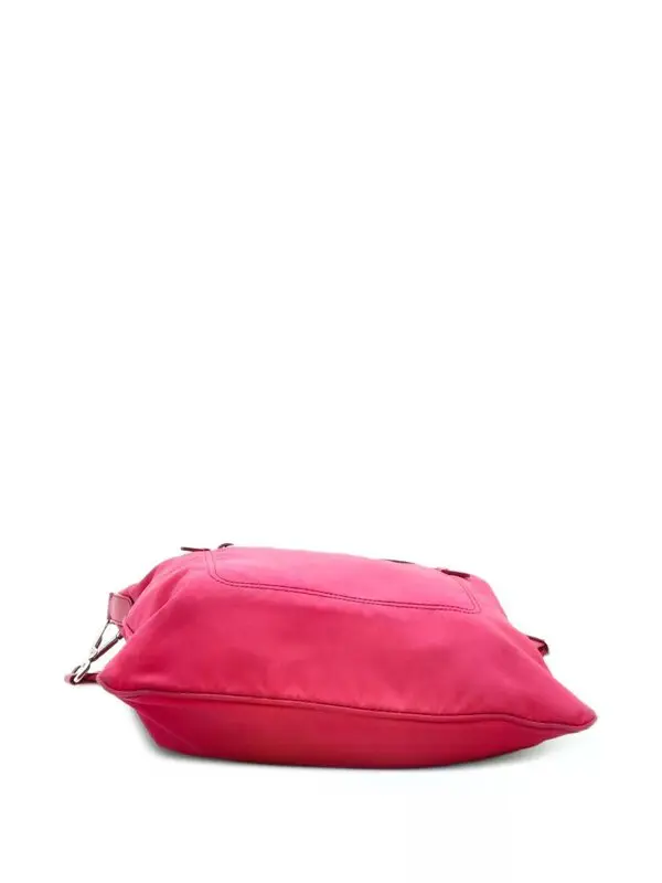 Prada Tessuto Messenger Bag - Pink