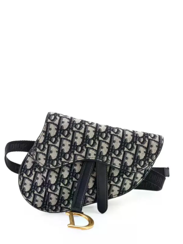 Dior Saddle Oblique Canvas Belt Bag