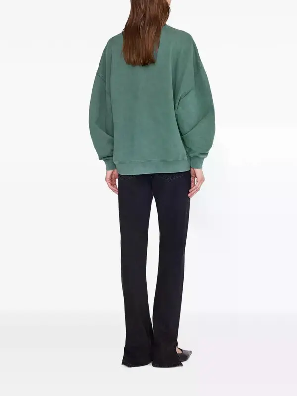 ANINE BING New York" University Sweatshirt - Green