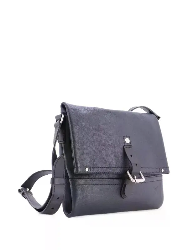 LOUIS VUITTON Canyon Messenger Bag Utah Leather Pm - Black