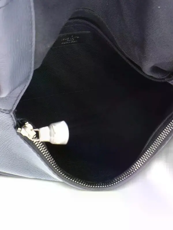 LOUIS VUITTON Canyon Messenger Bag Utah Leather Pm - Black