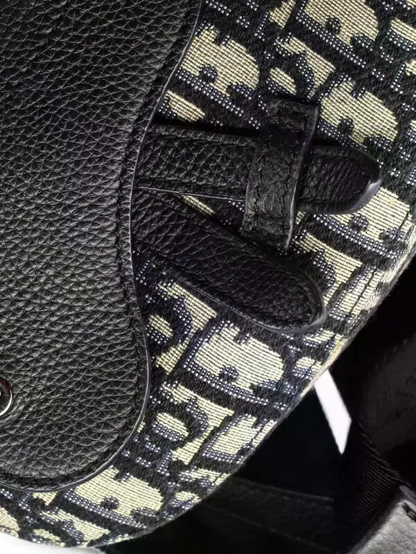 Dior Saddle Oblique Canvas Mini Backpack