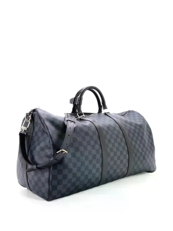 LOUIS VUITTON Keepall Bandouliere Travel Bag - Blue