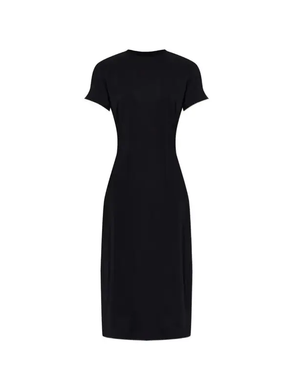 JIL SANDER Cady Short-sleeve Zip-fastening Midi Dress