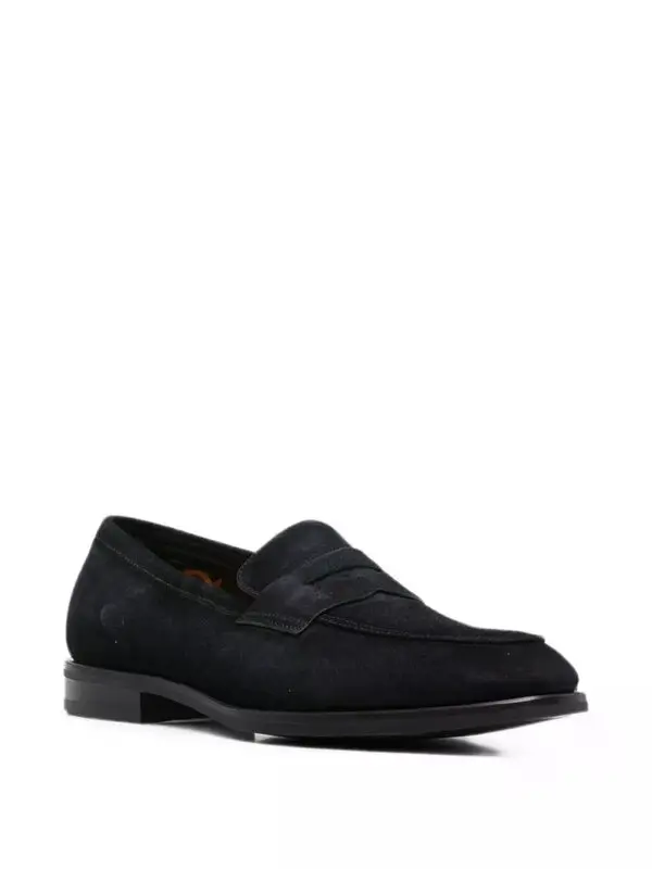 Santoni Adrian Rs Suede Loafers