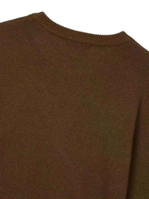 STUDIO TOMBOY Ribbed-trim Crew Neck Sweater
