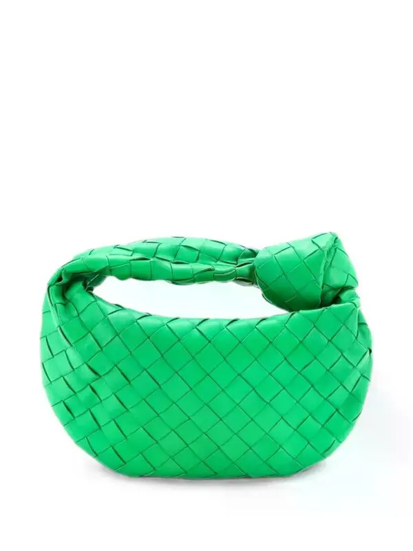 Bottega Veneta Jodie Intrecciato Nappa Mini Hobo Bag - Green
