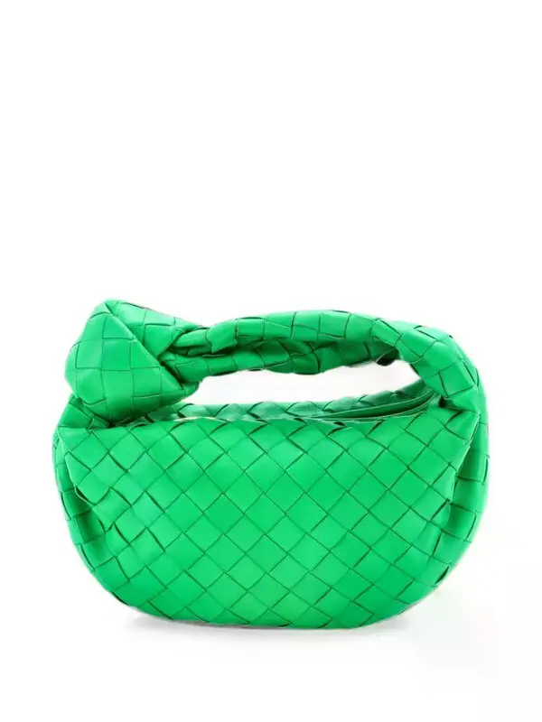 Bottega Veneta Jodie Intrecciato Nappa Mini Hobo Bag - Green