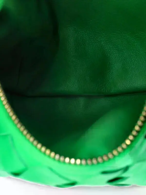 Bottega Veneta Jodie Intrecciato Nappa Mini Hobo Bag - Green