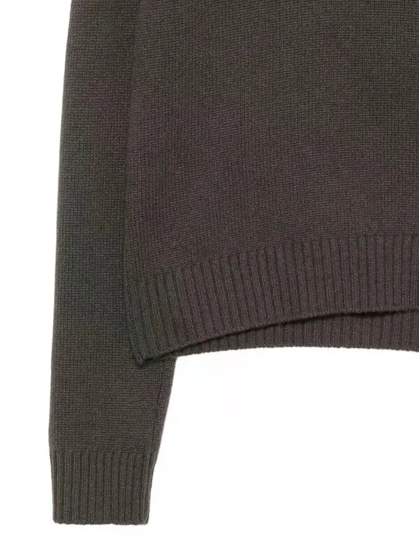 LISA YANG Mable Ribbed-trim Sweater