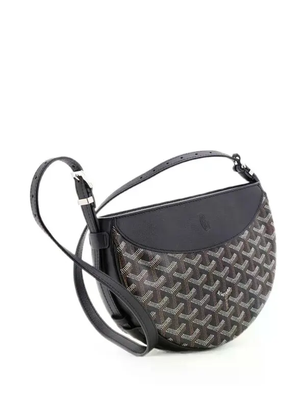 Goyard Hirondelle Coated Canvas And Leather Shoulder Bag