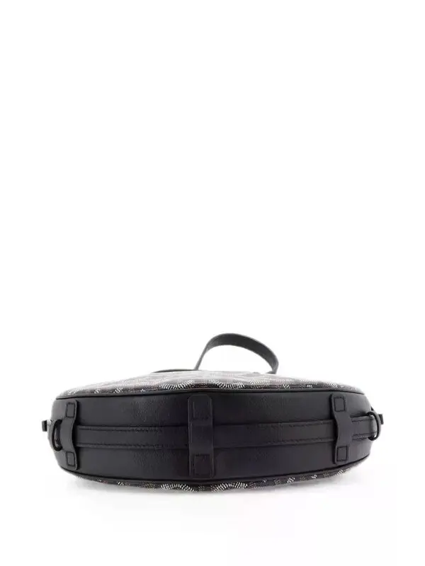 Goyard Hirondelle Coated Canvas And Leather Shoulder Bag