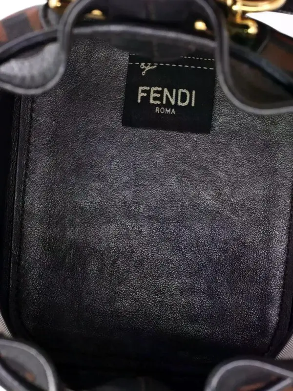 Fendi Mon Tresor Zucca Mesh Mini Bucket Bag