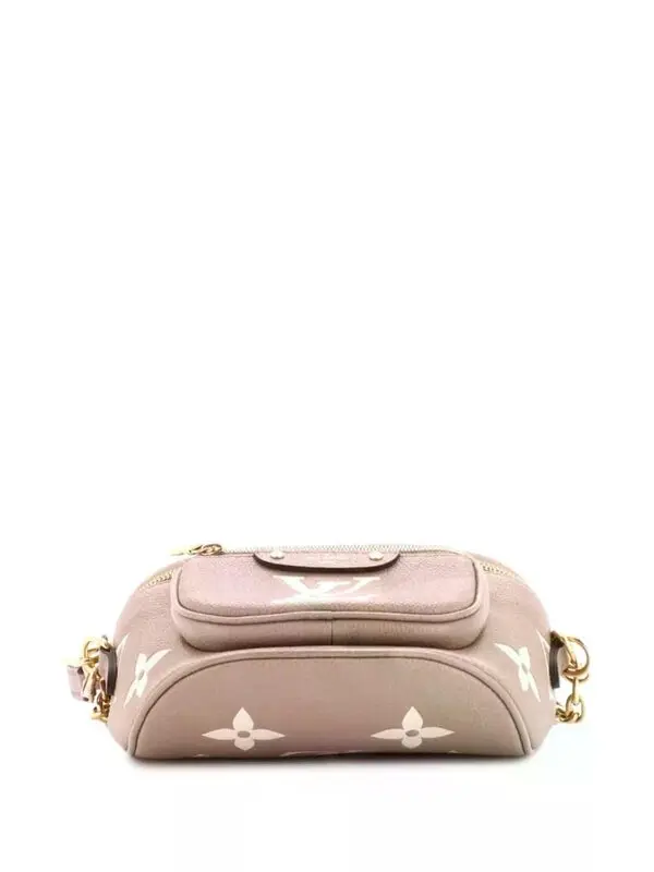LOUIS VUITTON Bum Bag Bicolor Monogram Empreinte Giant Mini Belt Bag
