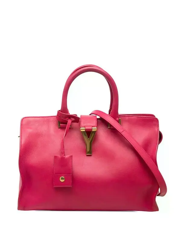 Saint Laurent 2012-2014 Small Calfskin Cabas Chyc Satchel