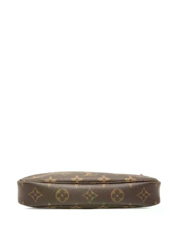 LOUIS VUITTON 1997 Monogram Pochette Accessoires Shoulder Bag - Brown