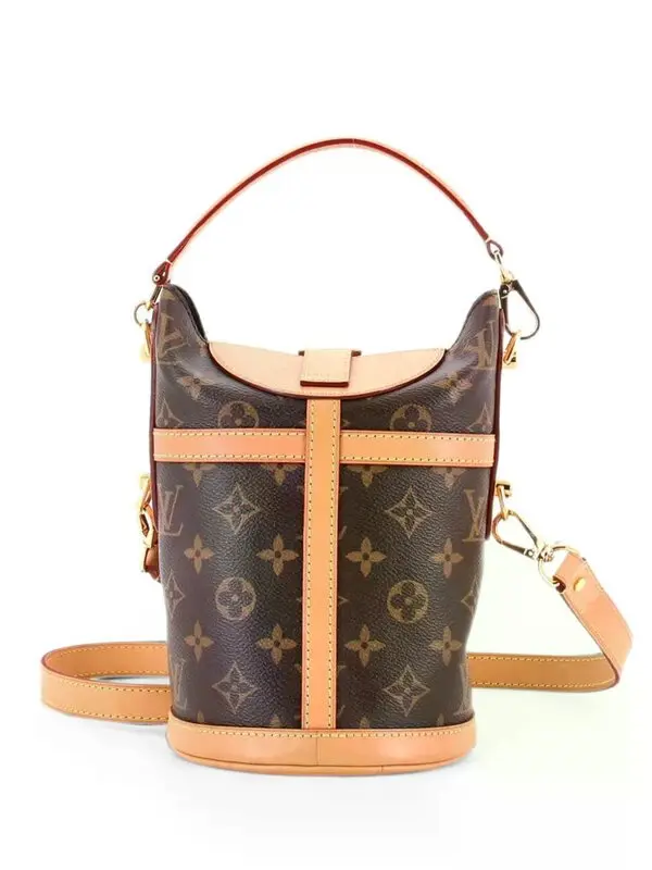 LOUIS VUITTON Duffle Handbag Monogram Canvas Bucket Bag