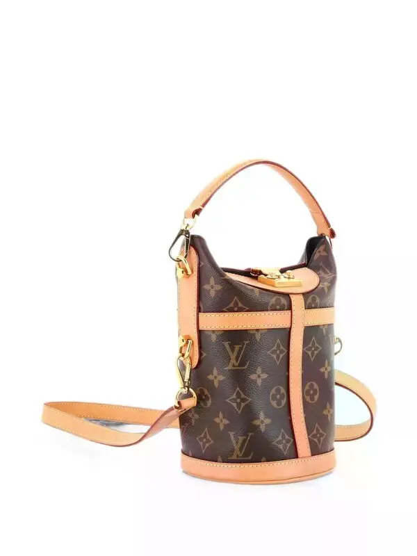 LOUIS VUITTON Duffle Handbag Monogram Canvas Bucket Bag