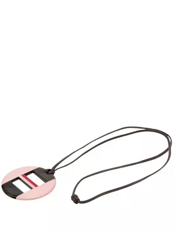 Hermès 2000-2026 Buffalo Horn Opus Pendant Necklace Costume Necklace - Brown