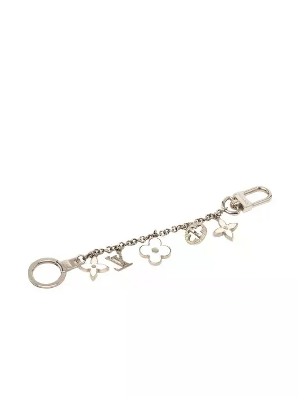 LOUIS VUITTON 2016 Brass Fleur D'epi Charm Keychain