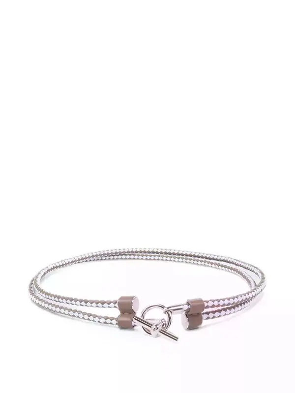 Hermès Swift Braided Leather Belt - Neutrals