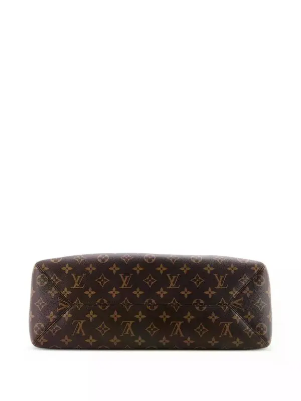 LOUIS VUITTON Monogram Canvas Shoulder Bag - Black