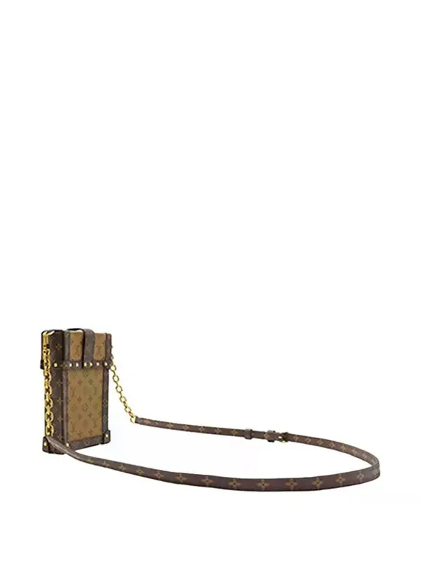 LOUIS VUITTON Monogram Reverse Pochette Trunk Verticale Crossbody Bag