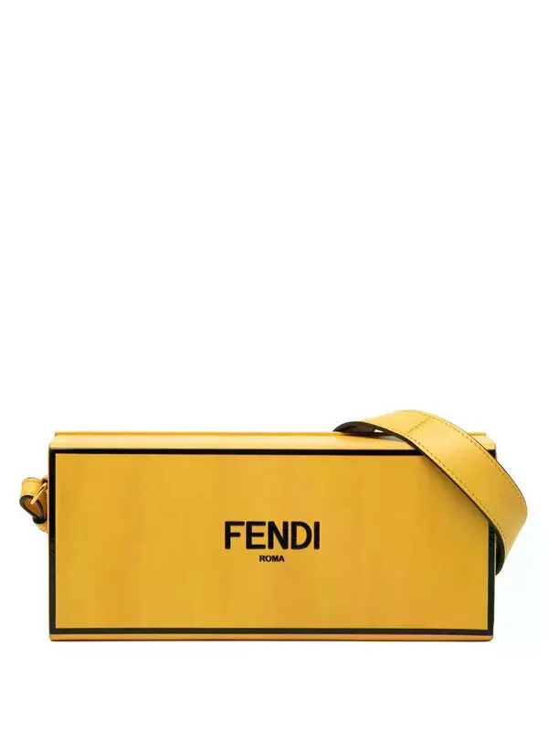 Fendi 2010-2026 Leather Horizontal Box Crossbody Bag