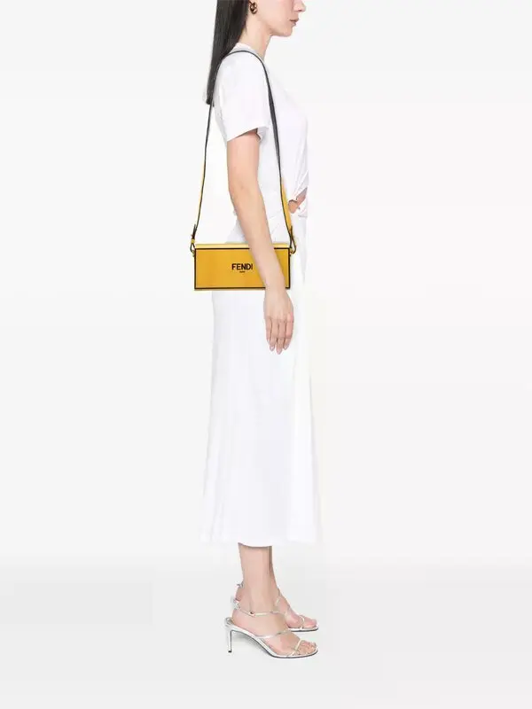 Fendi 2010-2026 Leather Horizontal Box Crossbody Bag